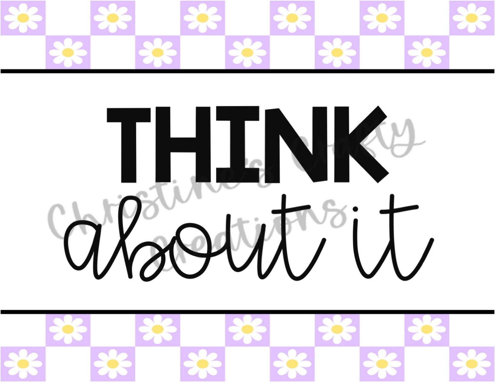 Retro Daisy Behavior Chart L Editable Clip Chart - Etsy