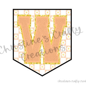 Retro Daisy Welcome Sign L Editable Door Name Labels L Bulletin Board ...