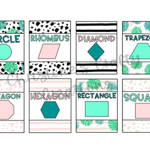 Tropical Leaves 2D Shape Posters - Etsy