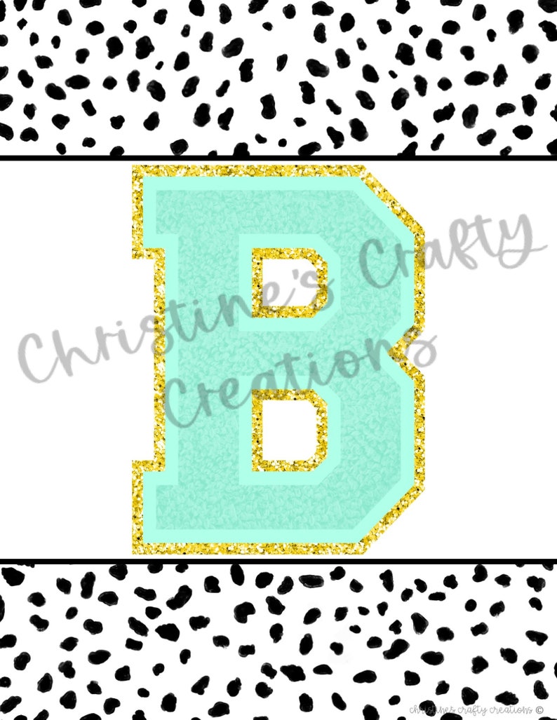 Groovy Leopard and Dalmatian Alphabet Posters - Etsy