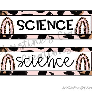 Leopard Learning Target Posters L Editable - Etsy