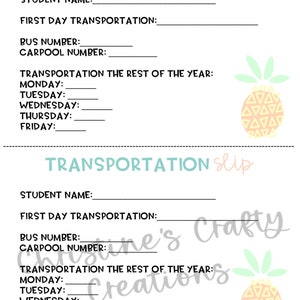 Pineapple Meet the Teacher Night L Editable Forms and Materials L ...