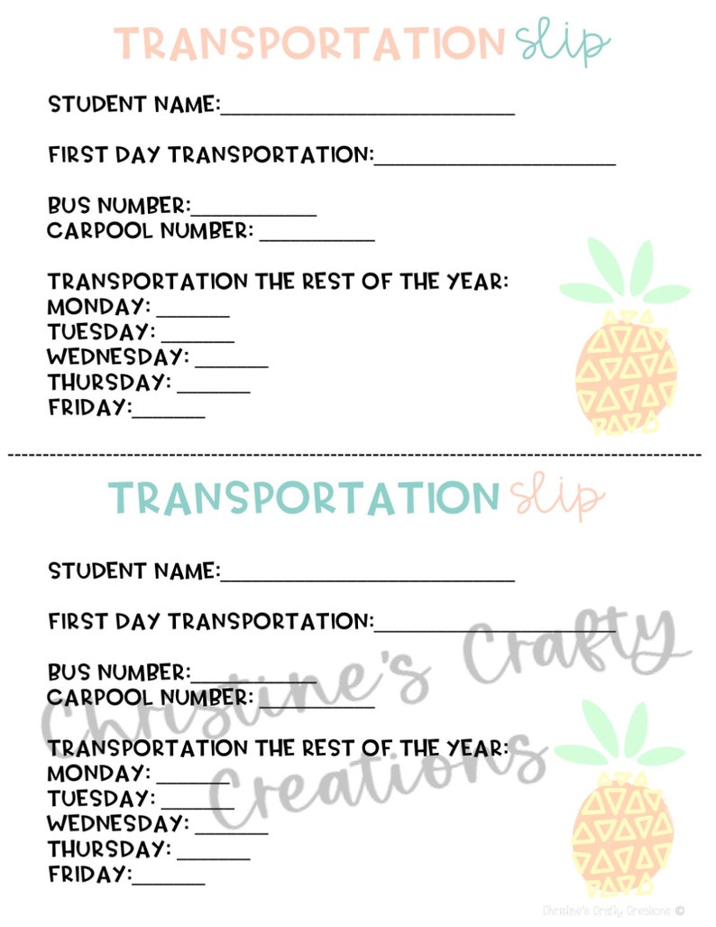 Pineapple Meet the Teacher Night L Editable Forms and Materials L ...
