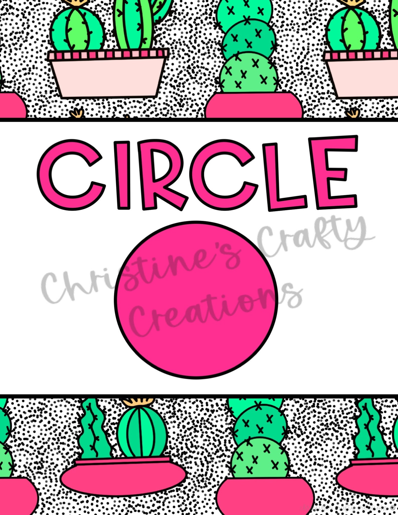 Cactus 2D Shape Posters - Etsy