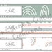 BOHO 10 Drawer Labels L Editable - Etsy