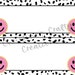 Groovy Leopard and Dalmatian Name Tags L Editable - Etsy