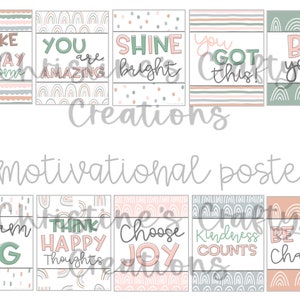 BOHO Motivational Posters - Etsy