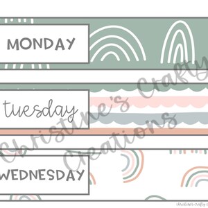 BOHO 10 Drawer Labels L Editable - Etsy