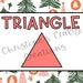 Christmas 2D Shape Posters - Etsy