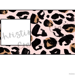 Leopard 12 Drawer Labels L Editable - Etsy