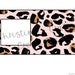 Leopard 12 Drawer Labels L Editable - Etsy