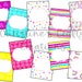 Bright Rainbow Boho Binder Covers and Spines L Editable - Etsy