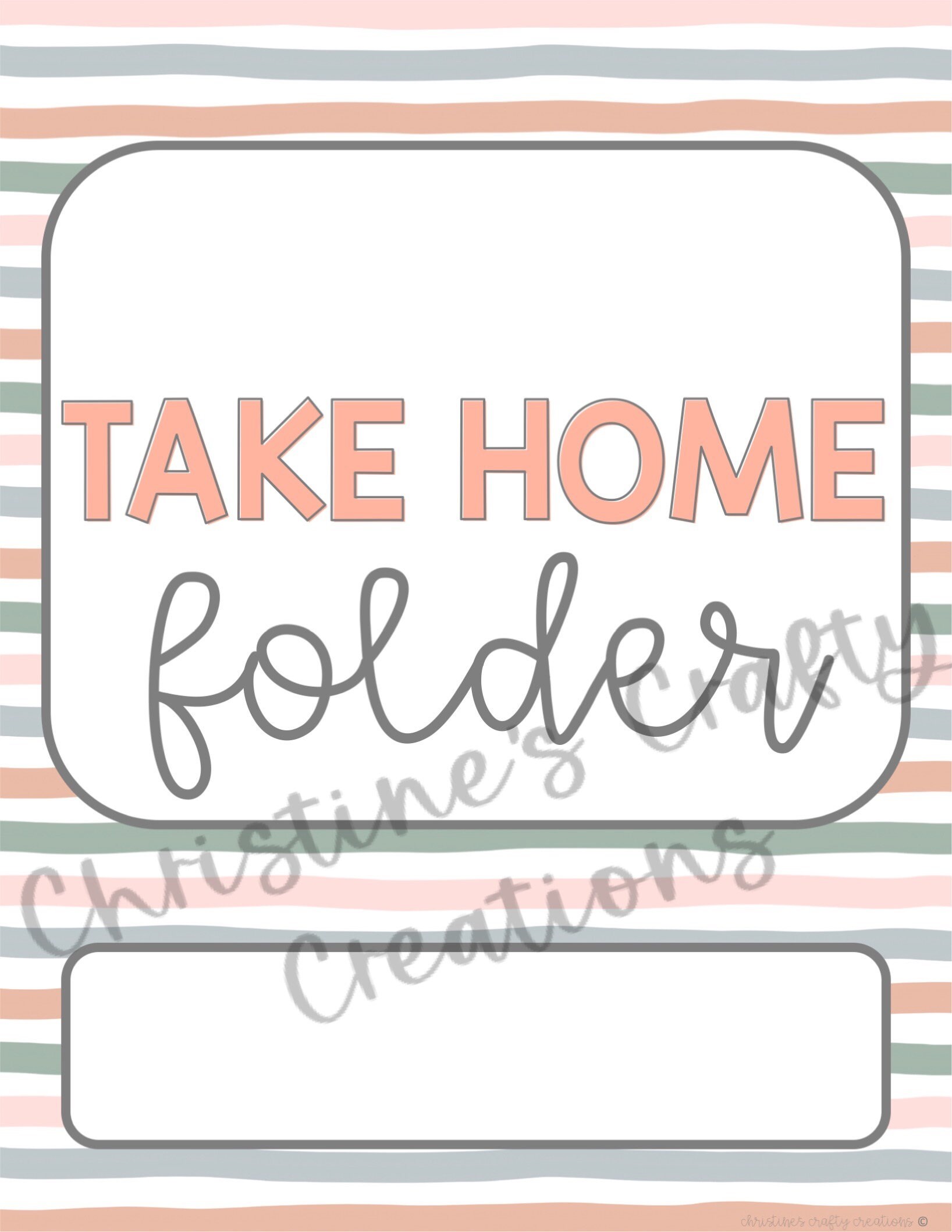 BOHO Student Folder Covers L Editable - Etsy