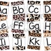 Leopard Alphabet Posters - Etsy
