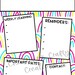 Bright Rainbow Boho Newsletter Templates L Editable - Etsy