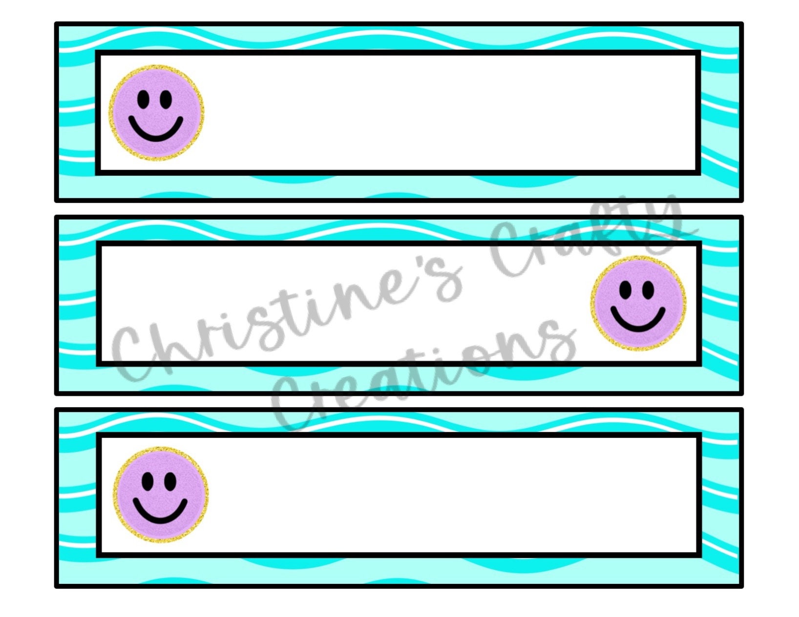 Groovy Leopard and Dalmatian Drawer Labels L Editable - Etsy