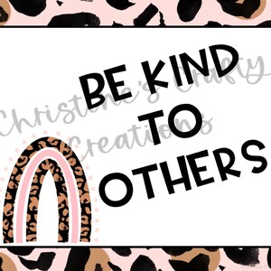 Leopard Classroom Rules Posters L Editable - Etsy