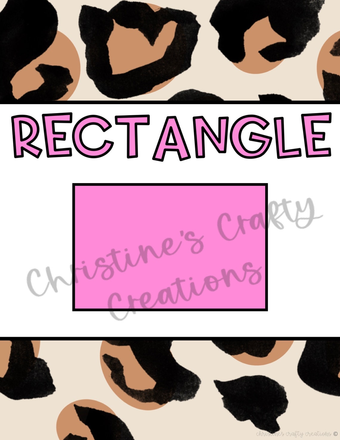 Leopard 2D Shape Posters - Etsy