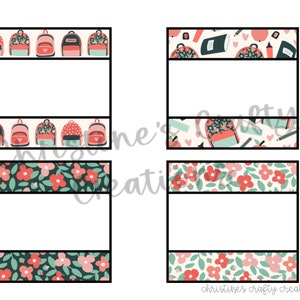 Preppy Dalmatian Welcome Sign L Editable Door Name Labels L Bulletin ...