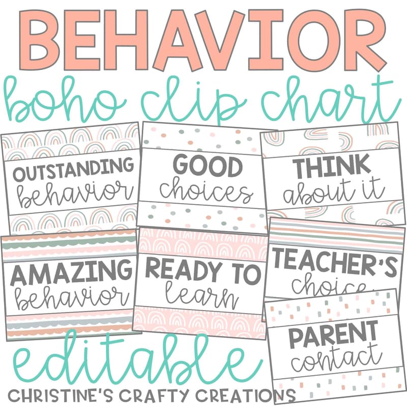 Behavior Chart - Etsy