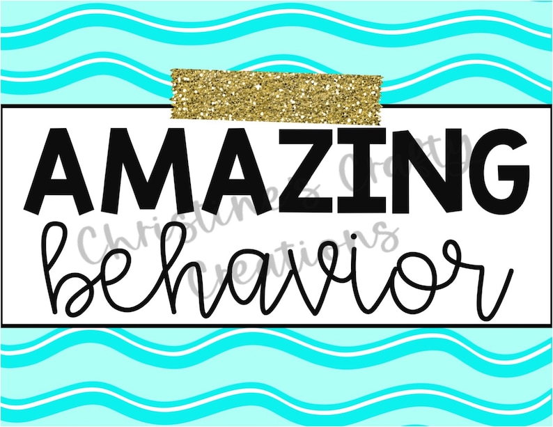 Groovy Leopard and Dalmatian Behavior Chart L Editable Clip Chart - Etsy