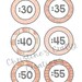 Rustic Boho Clock Labels - Etsy