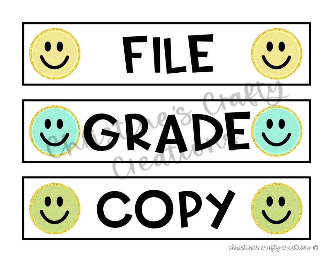 Groovy Leopard 10 Drawer Labels L Editable - Etsy