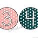 Christmas Table and Cubby Numbers - Etsy