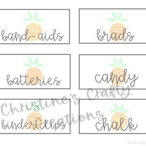 Teacher Toolbox Labels L Editable - Etsy