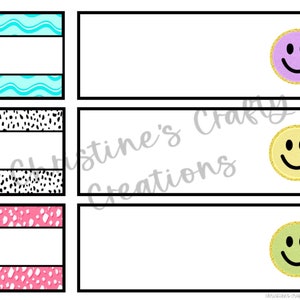 Groovy Leopard and Dalmatian Daily Schedule L Editable - Etsy