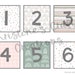 BOHO Calendar Labels L Editable - Etsy