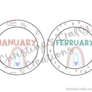 BOHO Birthday Chart L Editable - Etsy