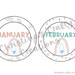 BOHO Birthday Chart L Editable - Etsy