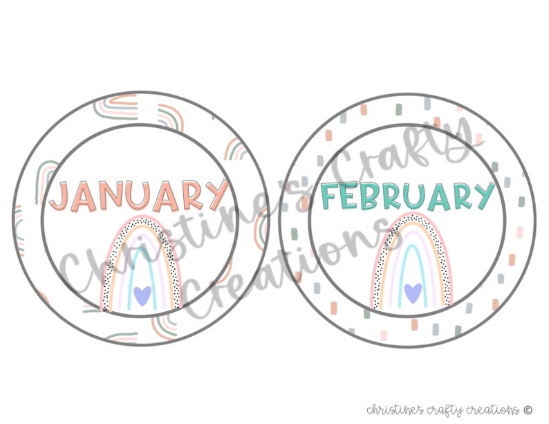 BOHO Birthday Chart L Editable - Etsy