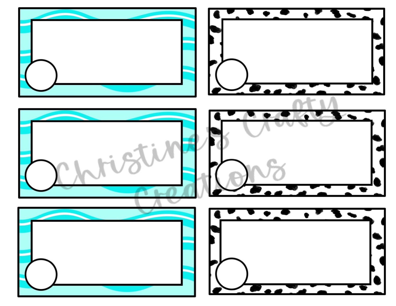 Groovy Leopard and Dalmatian Birthday Chart L Editable - Etsy