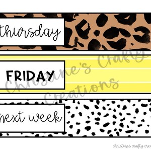 Groovy Leopard 10 Drawer Labels L Editable - Etsy