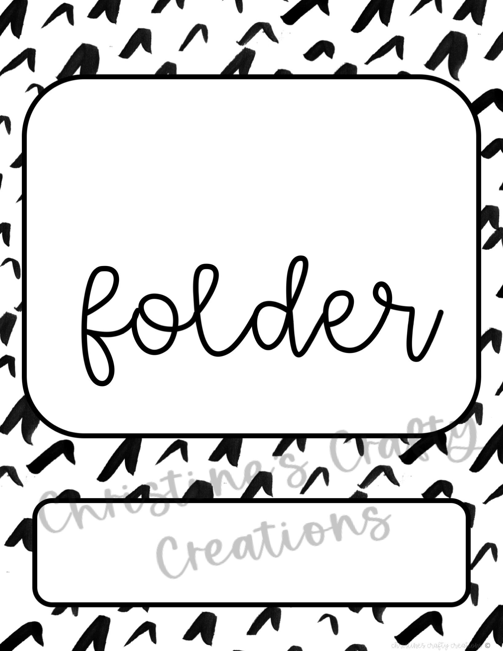 Cactus Student Folder Covers L Editable - Etsy