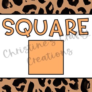 Groovy Leopard and Dalmatian 2D Shape Posters - Etsy