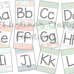 Pineapple Alphabet Posters - Etsy
