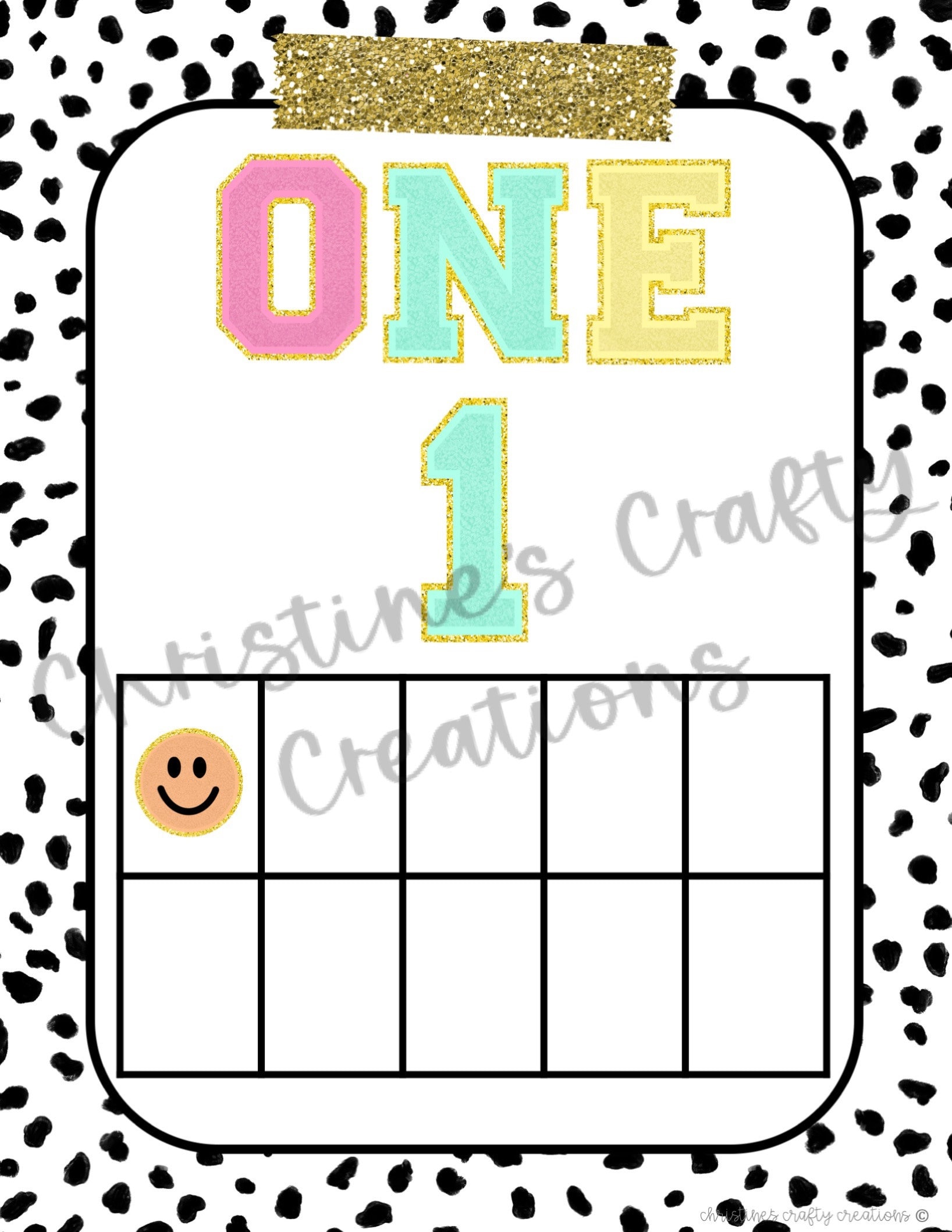 Groovy Leopard and Dalmatian Number Posters 0-20 - Etsy