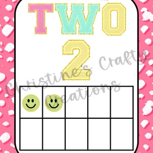 Groovy Leopard and Dalmatian Number Posters 0-20 - Etsy