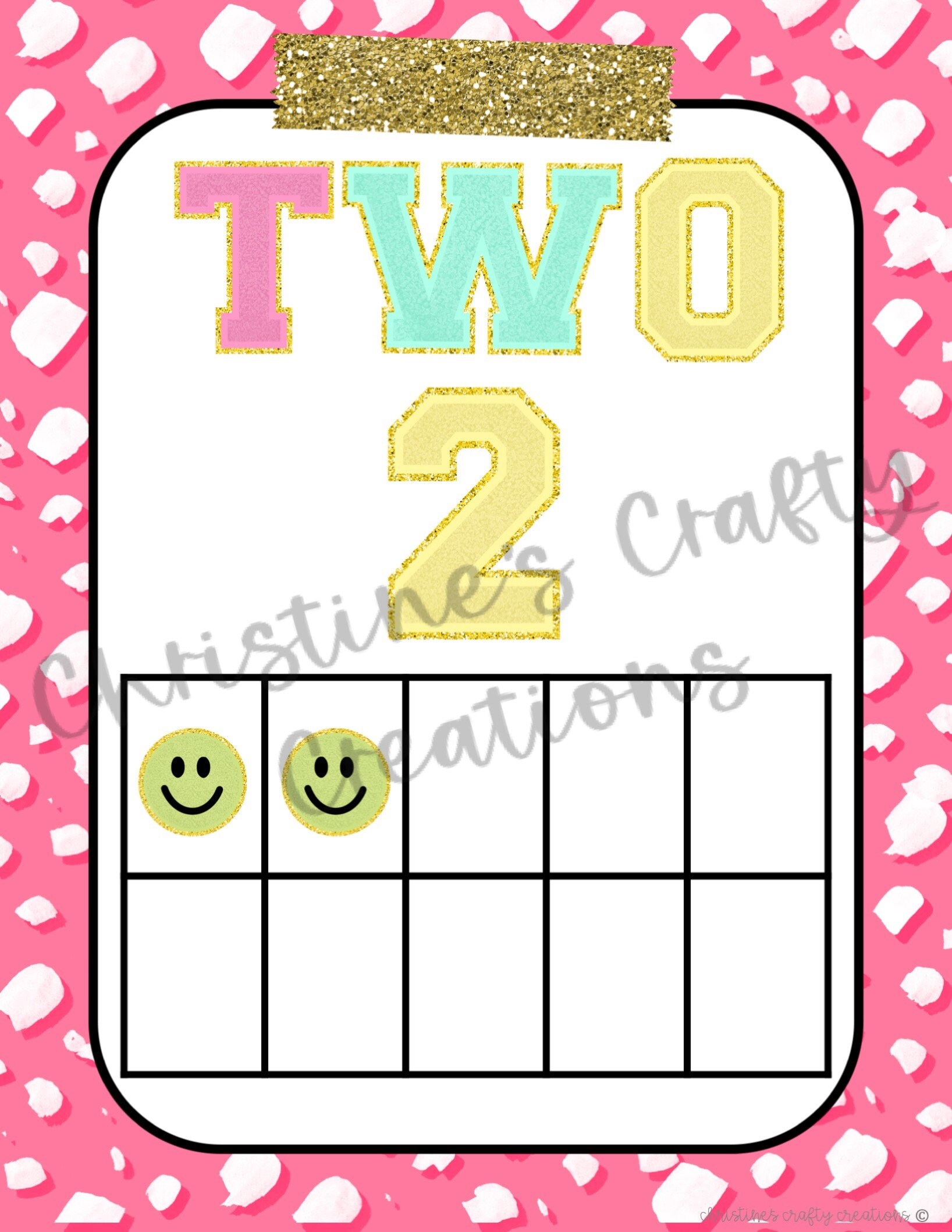 Groovy Leopard and Dalmatian Number Posters 0-20 - Etsy