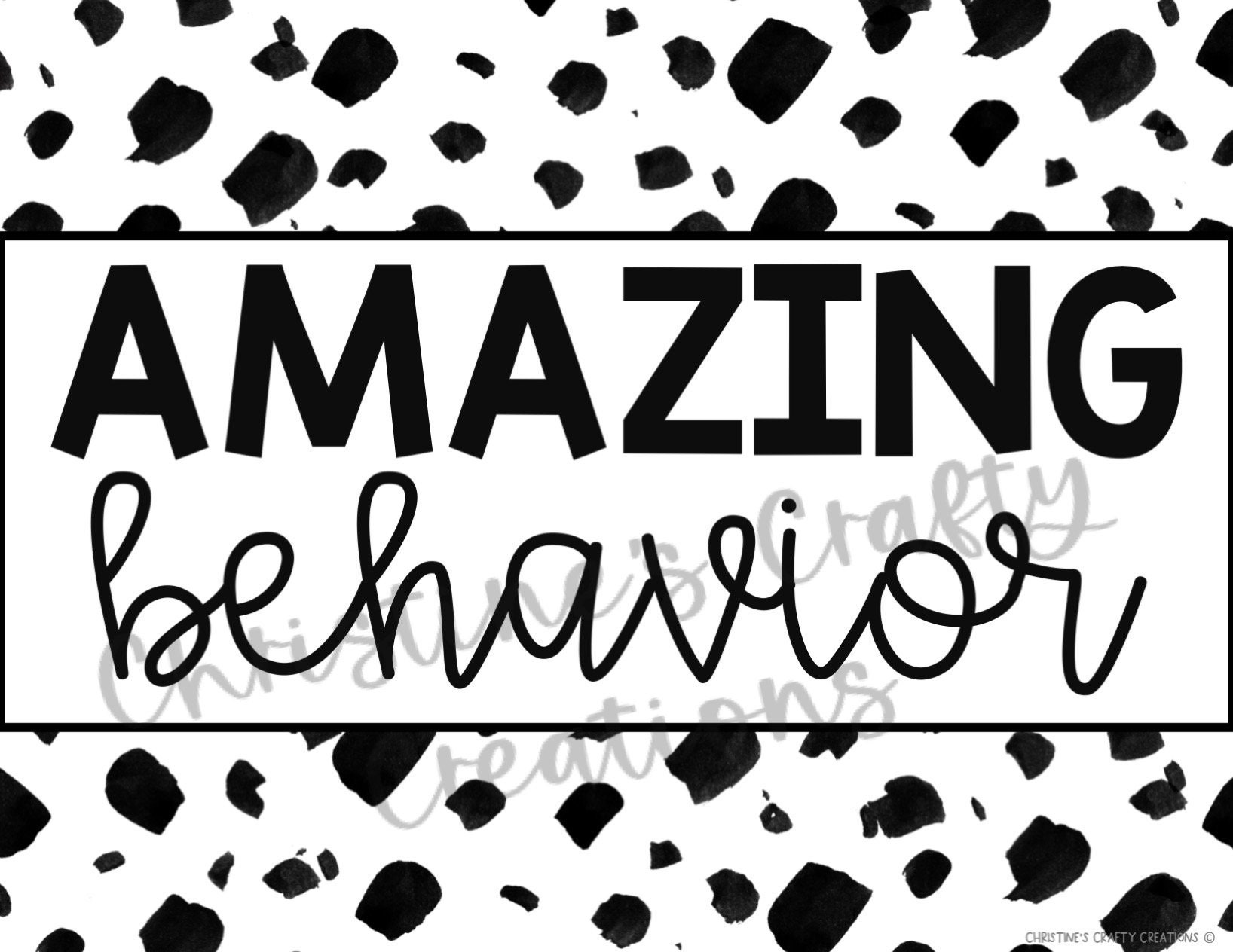 Tropical Leaves Behavior Chart L Editable Clip Chart - Etsy