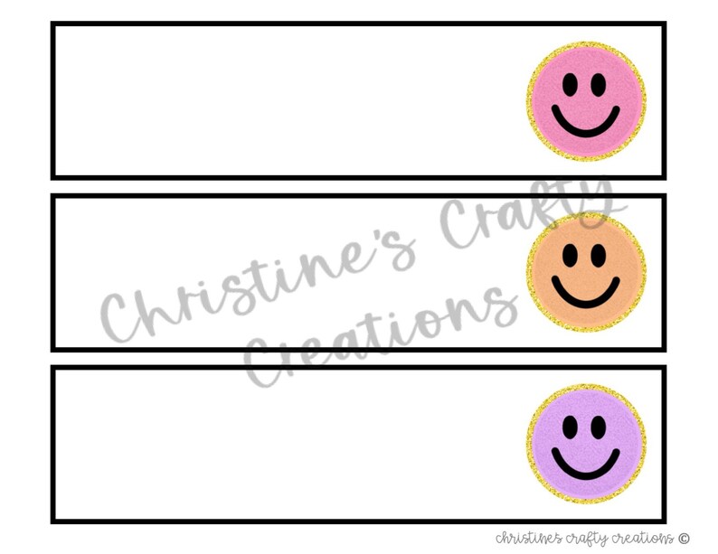 Groovy Leopard and Dalmatian Drawer Labels L Editable - Etsy