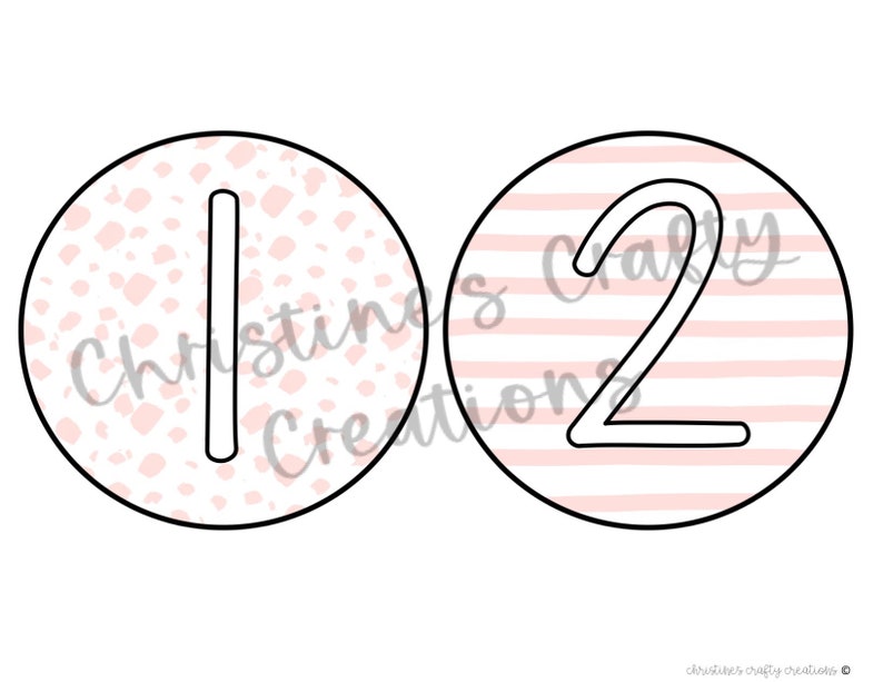 Tropical Leaves Cubby and Table Numbers - Etsy