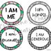 Cactus Affirmation Circles L Affirmation Mirror - Etsy