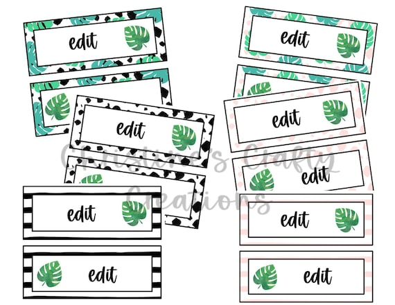 Editable Leaf Labels