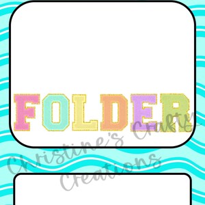 Groovy Leopard and Dalmatian Folder Covers L Editable - Etsy