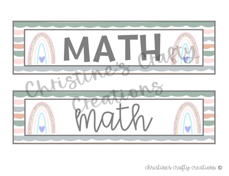 BOHO Learning Targets L Editable - Etsy