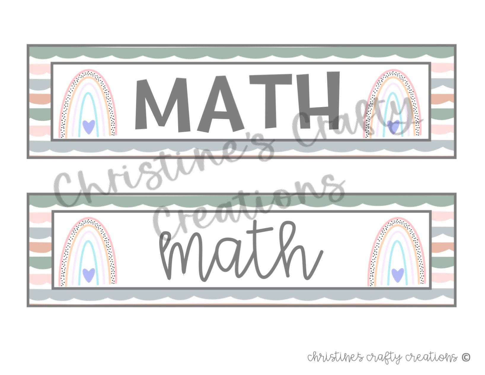 BOHO Learning Targets L Editable - Etsy